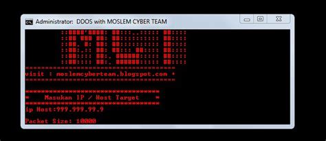 Script Ddos Cmd Moslem Cyber Team