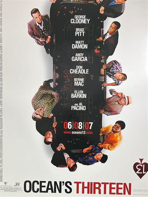 Oceans Thirteen 2007 Movie Poster Original Sold Out Posters