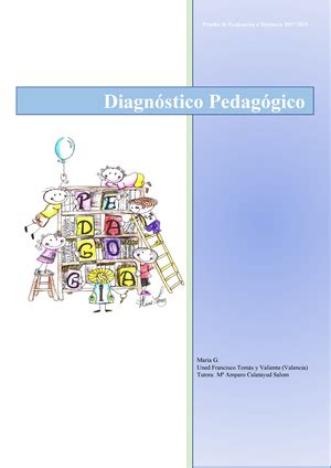 PED Diagnóstico Pedagógico PRUEBA DE EVALUACIÓN A DISTANCIA PED Diagnóstico Pedagógico Tania
