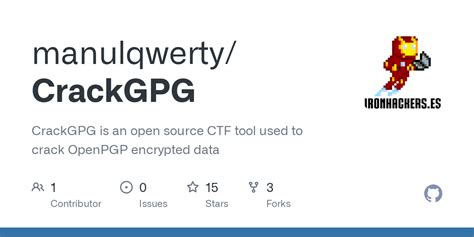 Github Manulqwertycrackgpg Crackgpg Is An Open Source Ctf Tool Used To Crack Openpgp