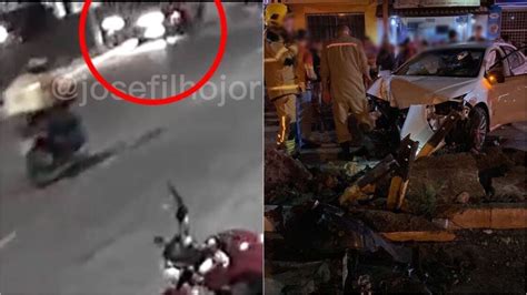 IMAGENS FORTES vídeo mostra momento exato em que carro em alta