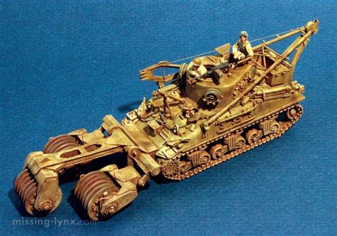 Gallery M32b1 With T1e1 Earthworm Mine Exploder 1 76 Scale Models
