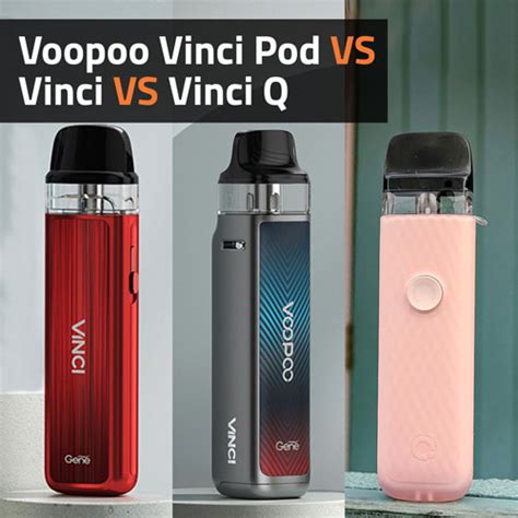 Voopoo Vinci Vs Vinci 2 Vs Vinci Q Vaperite Vape Education