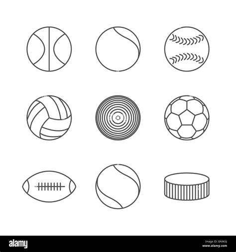 Icons Balls Vector Illustration Stock Vector Image And Art Alamy