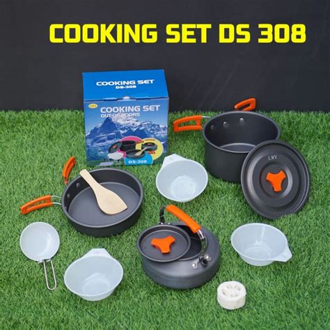 Jual COOKING SET DS TENDAKI TC PAKET ALAT MASAK PANCI KOMPOR CAMPING GUNUNG