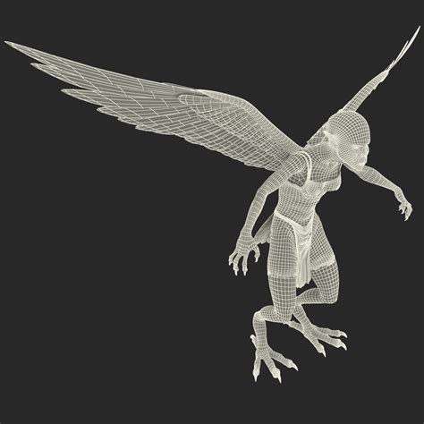 Harpy 3d Model 199 Ma C4d Max Obj Lwo 3ds Free3d
