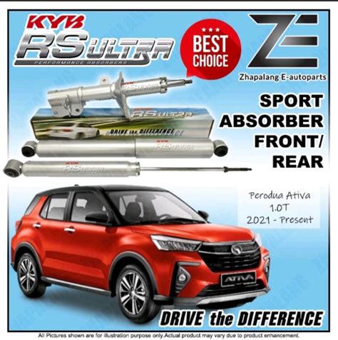 (Full Set) Kayaba RS Ultra Perodua Ativa 1.0T 2021 - Present Absorber ...