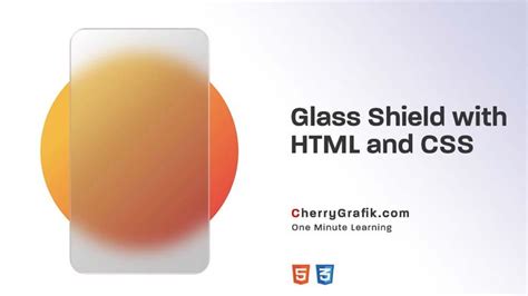 Glass Shield Card Effect With Html And Css