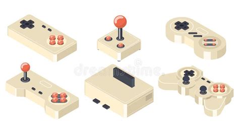 Collection Of Vintage Game Console Controllers Gamepads Joysticks For A Trip Down Gaming