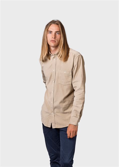 Benjamin Corduroy Shirt Sand