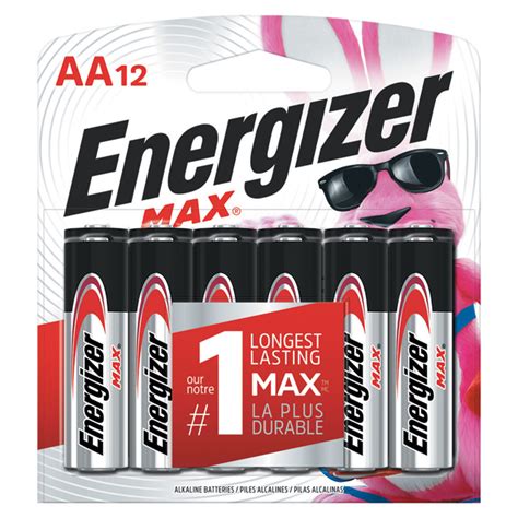 ENERGIZER Pile alcaline AA Pqt 12 E91BW12EM Réno Dépôt