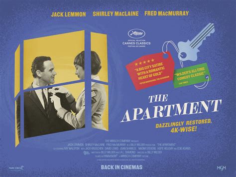Grab The Key To The Apartment 4k Re Release Announced Park Circus