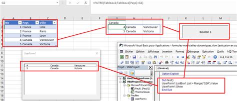 La Référence à Des Plages Dynamiques Fonctionne En Vba Xlérateur