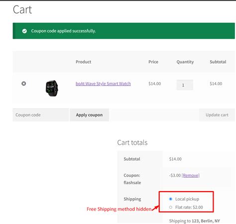 How To Disable Free Shipping Method After Applying A Coupon Code In