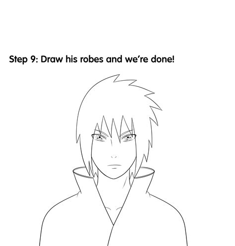 How To Draw Sasuke Easy Step By Step Tutorial Fantasy Topics