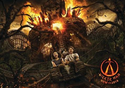 Alton Towers Unveils Wicker Man The New Ride Which Will Combine