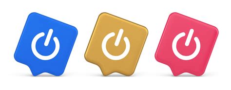 Shutdown Turn On Off Button Energy Switch Power Start Stop Web App