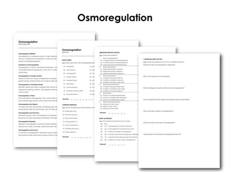 Osmoregulation Made By Teachers