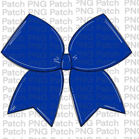 Blue Cheer Bow Clipart Etsy