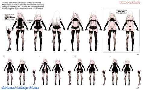 A2 Nier automata characters design Modelado de personajes Diseño de