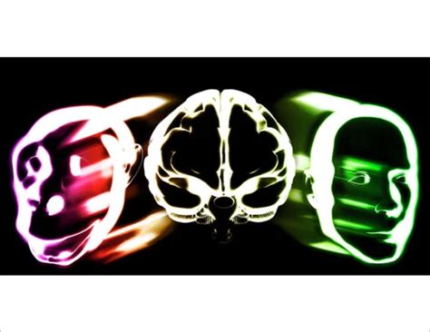 Photographic Print Of Primate Brain Evolution Conceptual Computer Artwork