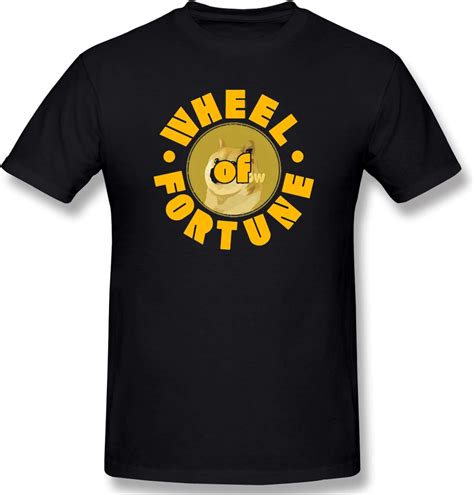 Wheel Of Fortune Mens Premium Basic Tees Ultra Soft Short