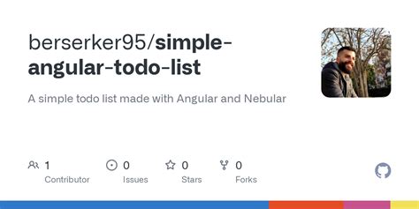 github berserker95 simple angular todo list a simple todo list made