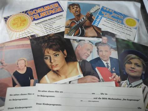 Werbung Ddr Reklame Ddr Defa Ddr Sommerfilmtage Aushangbilder