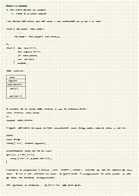 Tipi Di Dati Strutturati Con Esempi Docsity