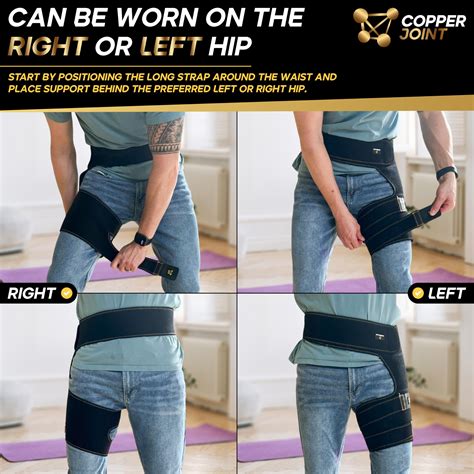 Copperjoint Copper Belt Upper Hip Brace For Women And