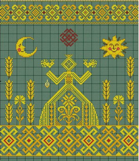 Оберег для дома вышивка крестом схемы Народная вышивка Схемы вышивки крестиком Вышивка крестом