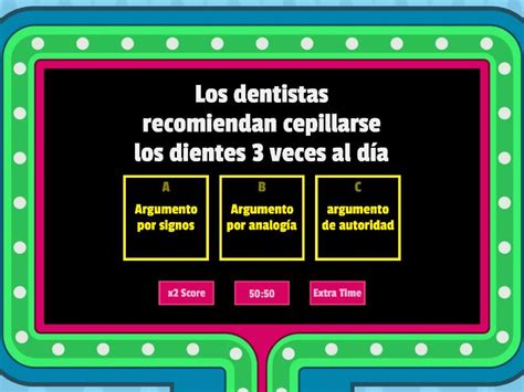 Argumentos Logico Racionales Gameshow Quiz