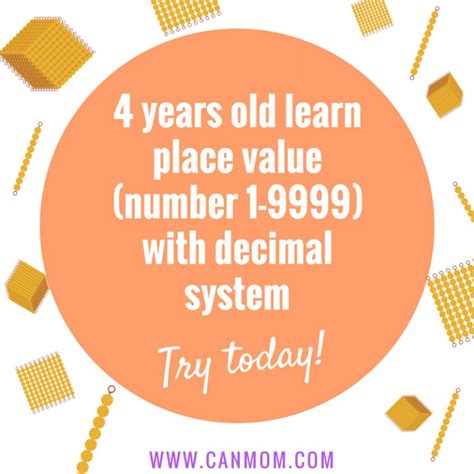 Montessori Decimal System Work Mat Montessori Number Mat Canmom