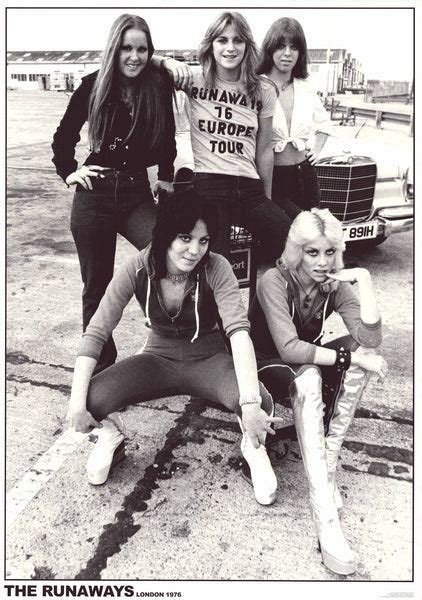 Poster The Runaways London 1976 24x33 Bananaroad