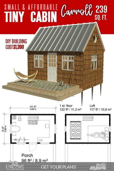 13 Best Small Cabin Plans With Cost To Build Small Cabin Plans Tiny