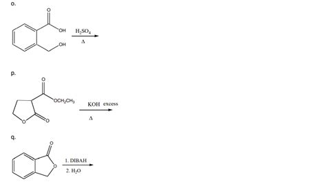 Solved Indicate The Missing Starting Material Reagents Chegg