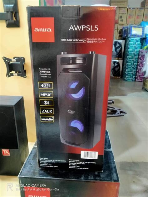 Aiwa Portable Bluetooth Party Speaker Off Audio Soundbars Speakers Amplifiers On Carousell