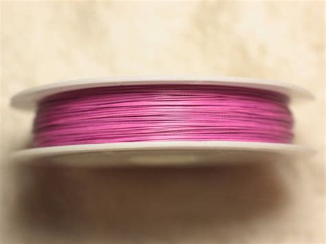 70 Meter Spool Cabled Metal Wire 0 38mm Neon Candy Pink 4558550027849 Etsy