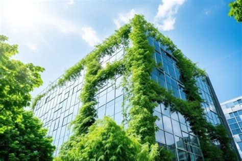 Premium Photo Ecofriendly Building In The Modern City