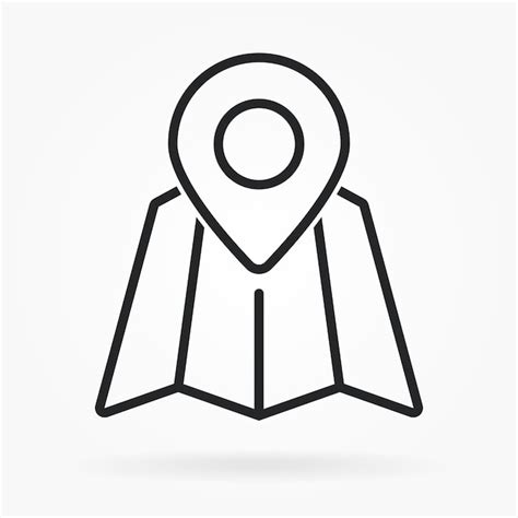 Ziel Pin Punkt Symbol Rote Karte Standort Zeiger Symbol Zeichen Gps