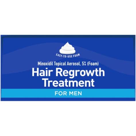 Kroger® 5 Minoxidil Foam Hair Regrowth Treatment For Men 3 Ct 2 11 Oz King Soopers