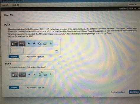 Solved Monochromatic Laser Light Of Frequency 5 20 Times