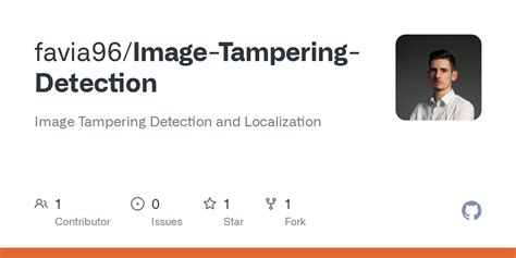 GitHub Favia Image Tampering Detection Image Tampering Detection And Localization