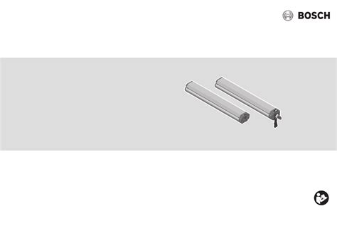 User Manual Bosch Powertube 750 English 63 Pages