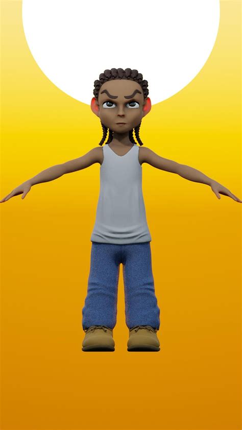 Riley Freeman Boondocks Fanart Wip Rzbrush