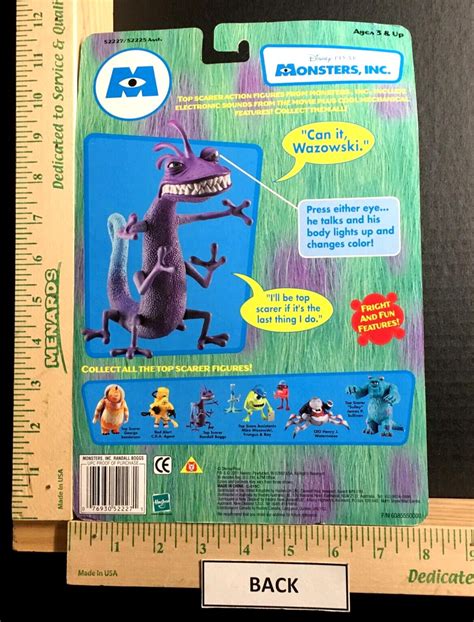 Monsters Inc Talking Randall Boggs Figure Top Scarer 2001 Hasbro