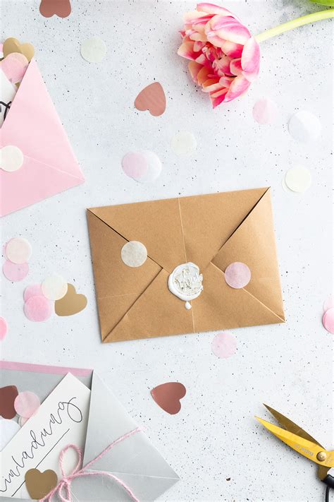 DIY Origami Briefumschläge falten einfache Anleitung