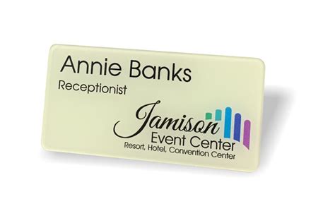 Clear Name Badges At Kelsey Campos Blog