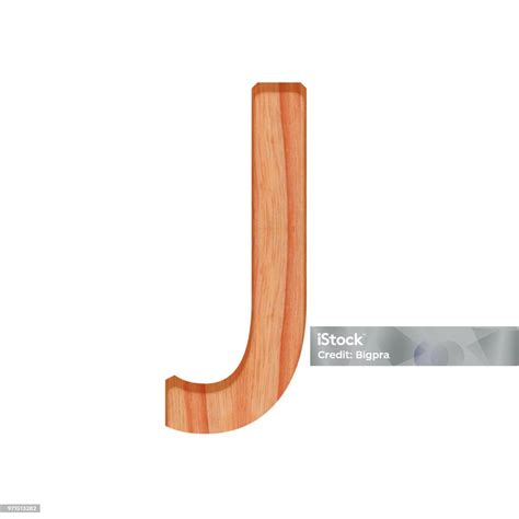나무 빈티지 알파벳 문자 패턴 아름 다운 3d 대문자 J 흰색 배경에 고립 갈색에 대한 스톡 사진 및 기타 이미지 갈색 개념 광고 Istock