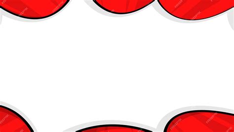 Комикс мультфильм красный фон дизайн Премиум вектор